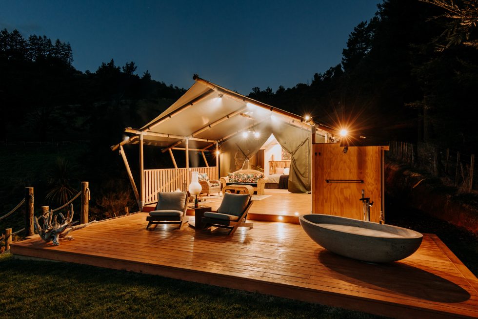 Off Grid Luxury Glamping near Tauranga | Perfect for couples | Book online